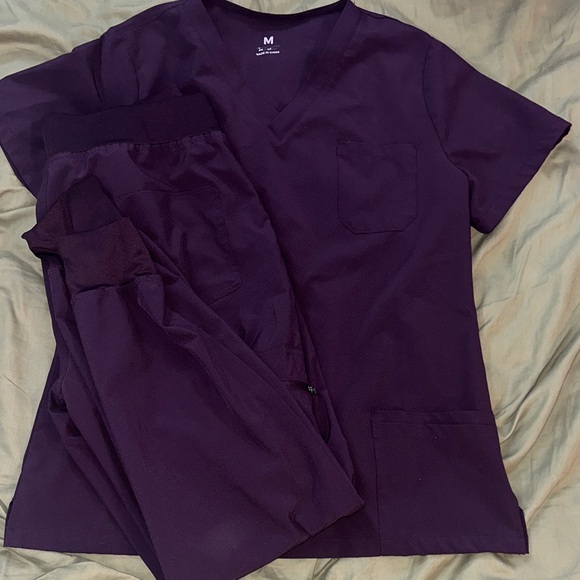 Other | Purple Womens Scrub Set | Poshmark